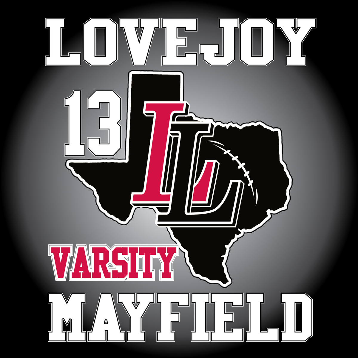 Shop LOVEJOY LEOPARDS Football Car Decal| BLADESHARK Sports