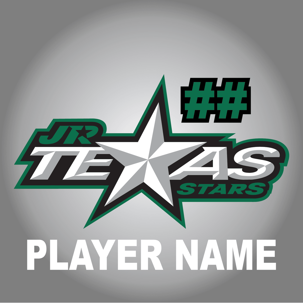 Shop TEXAS JR STARS Hockey Car Decal| BLADESHARK Sports