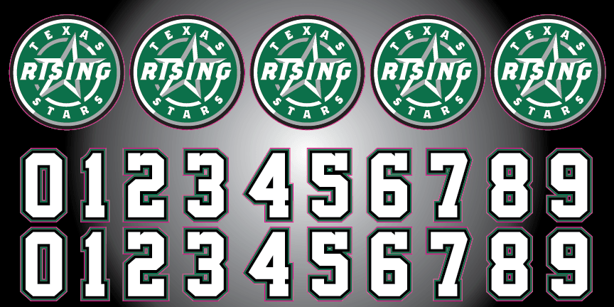 Shop TEXAS RISING STARS Hockey Helmets Decals| BLADESHARK Sports