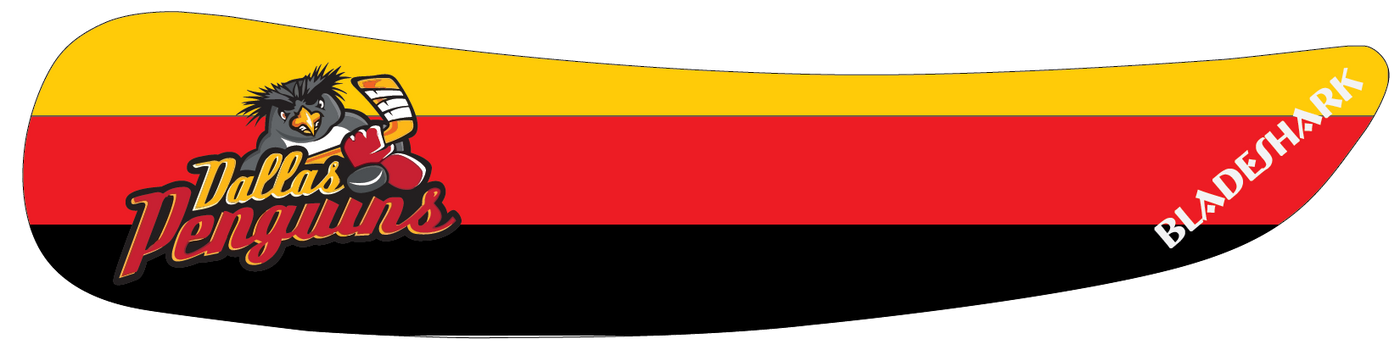 Shop DALLAS PENGUINS Red Custom Hockey Stick Wrap| BLADESHARK Sports