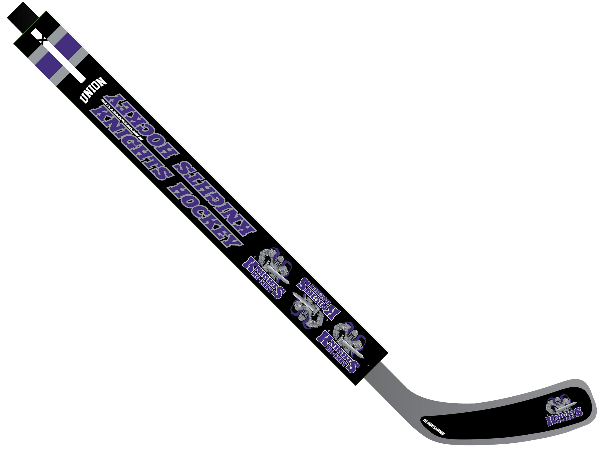 Shop ARIZONA UNION KNIGHTS Custom Hockey Stick Wrap| BLADESHARK Sports