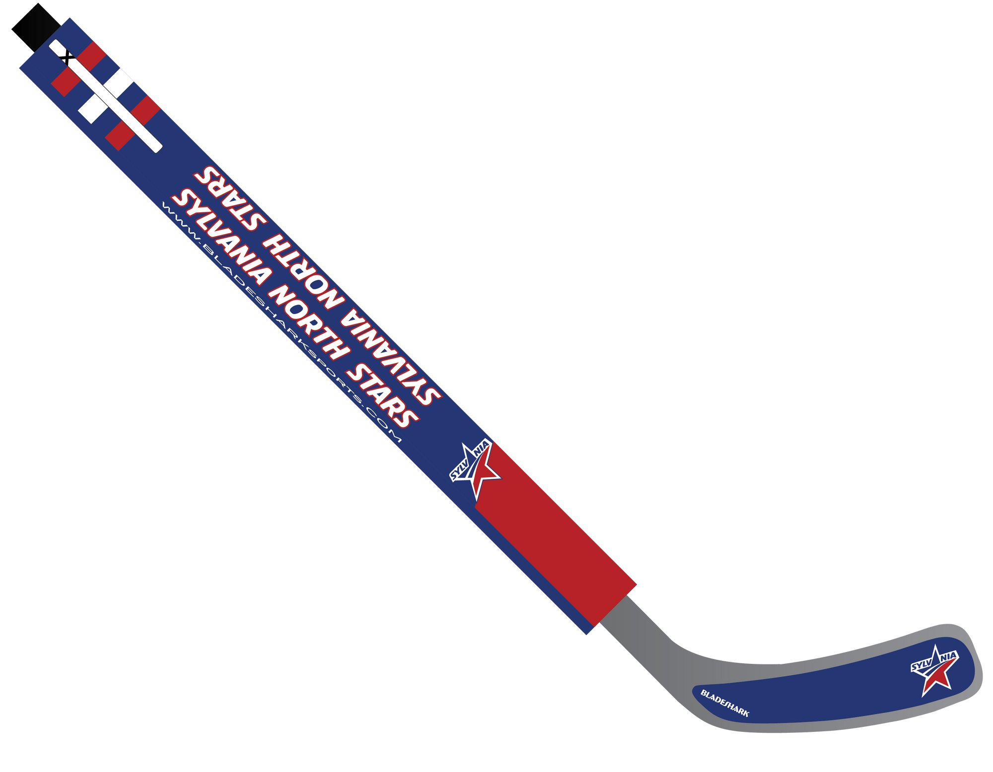 Shop SYLVANIA NORTH STARS Custom Hockey Stick Wrap| BLADESHARK Sports