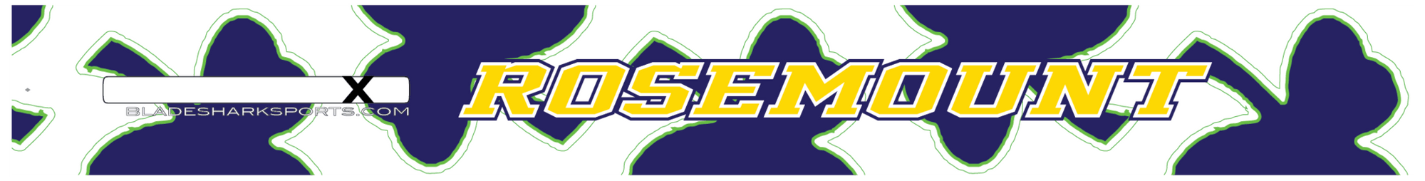 Shop ROSEMOUNT IRISH White Shamrocks Custom Lacrosse Stick Wrap ...