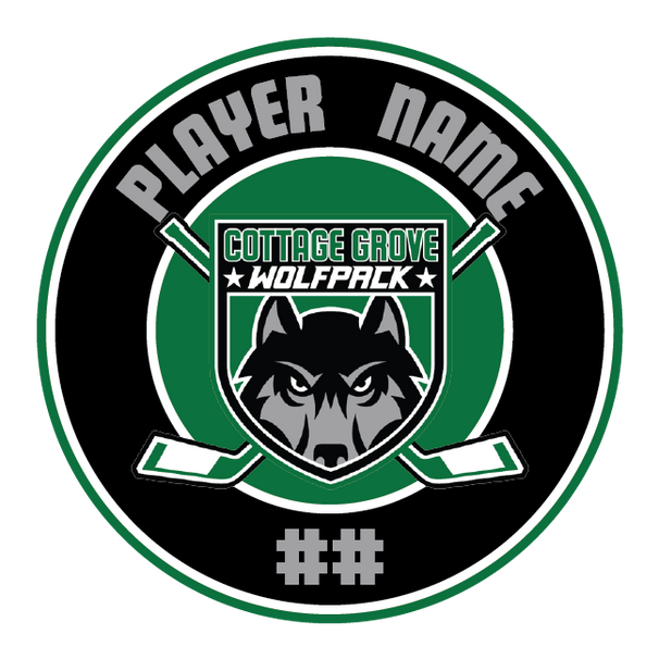 Shop COTTAGE GROVE WOLFPACK Hockey Magnet| BLADESHARK Sports