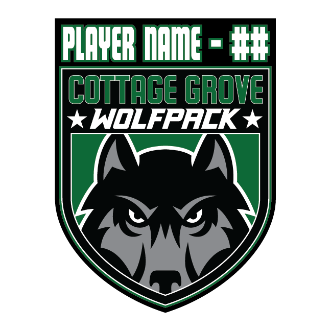 Shop COTTAGE GROVE WOLFPACK Hockey Shield Magnet| BLADESHARK Sports