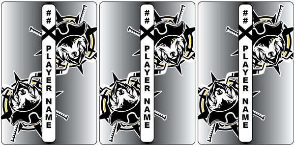 Shop HCG RAIDER WOLVES Stick Mini Labels| BLADESHARK Sports