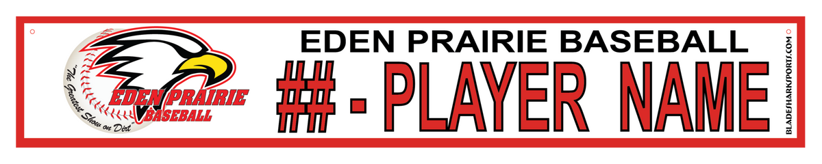 Shop EDEN PRAIRIE EAGLES Baseball Custom "Locker Room" Nameplate ...