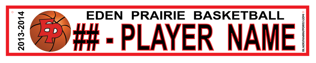 Shop EDEN PRAIRIE EAGLES Basketball Custom "Locker Room" Nameplate ...