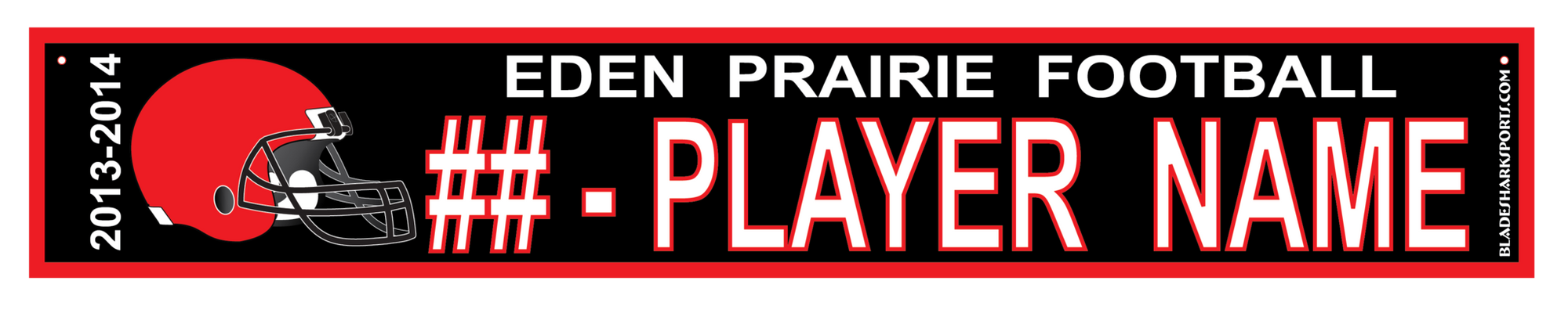 Shop EDEN PRAIRIE EAGLES Football Custom "Locker Room" Nameplate ...