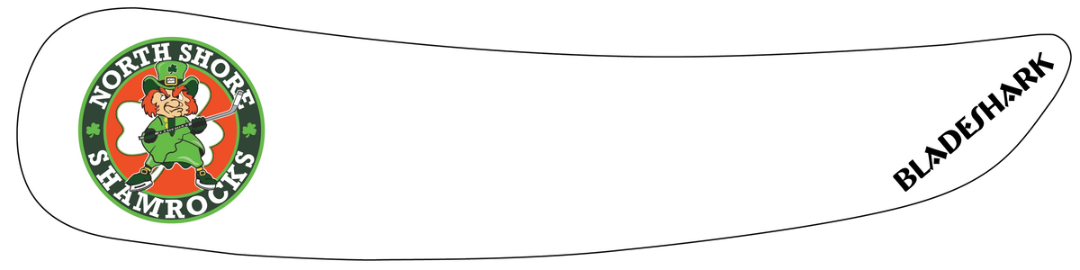 Shop NORTH SHORE SHAMROCKS White BLADESHARK Performance Hockey Tape ...