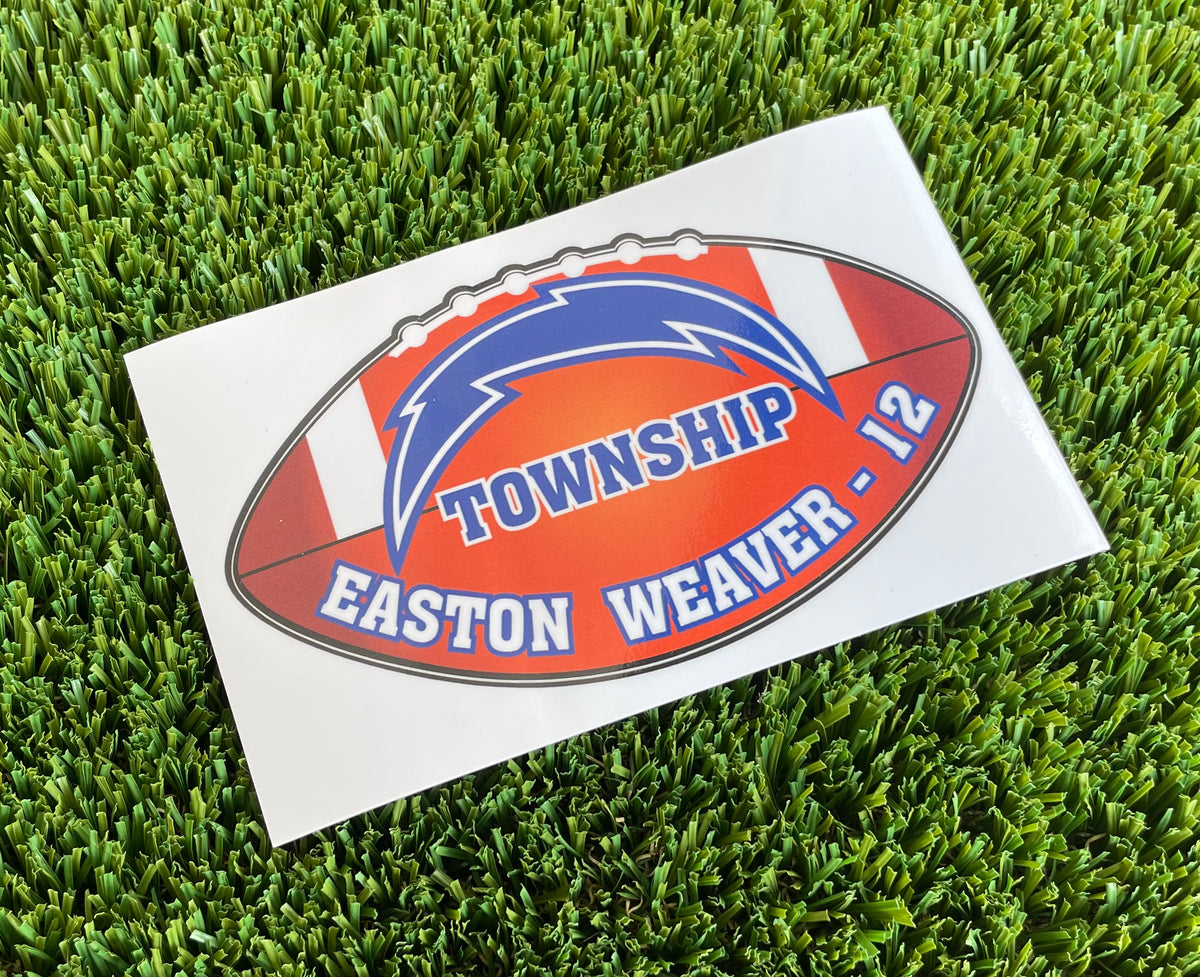 Shop TOWNSHIP BLUE STREAKS Football Car Decal| BLADESHARK Sports