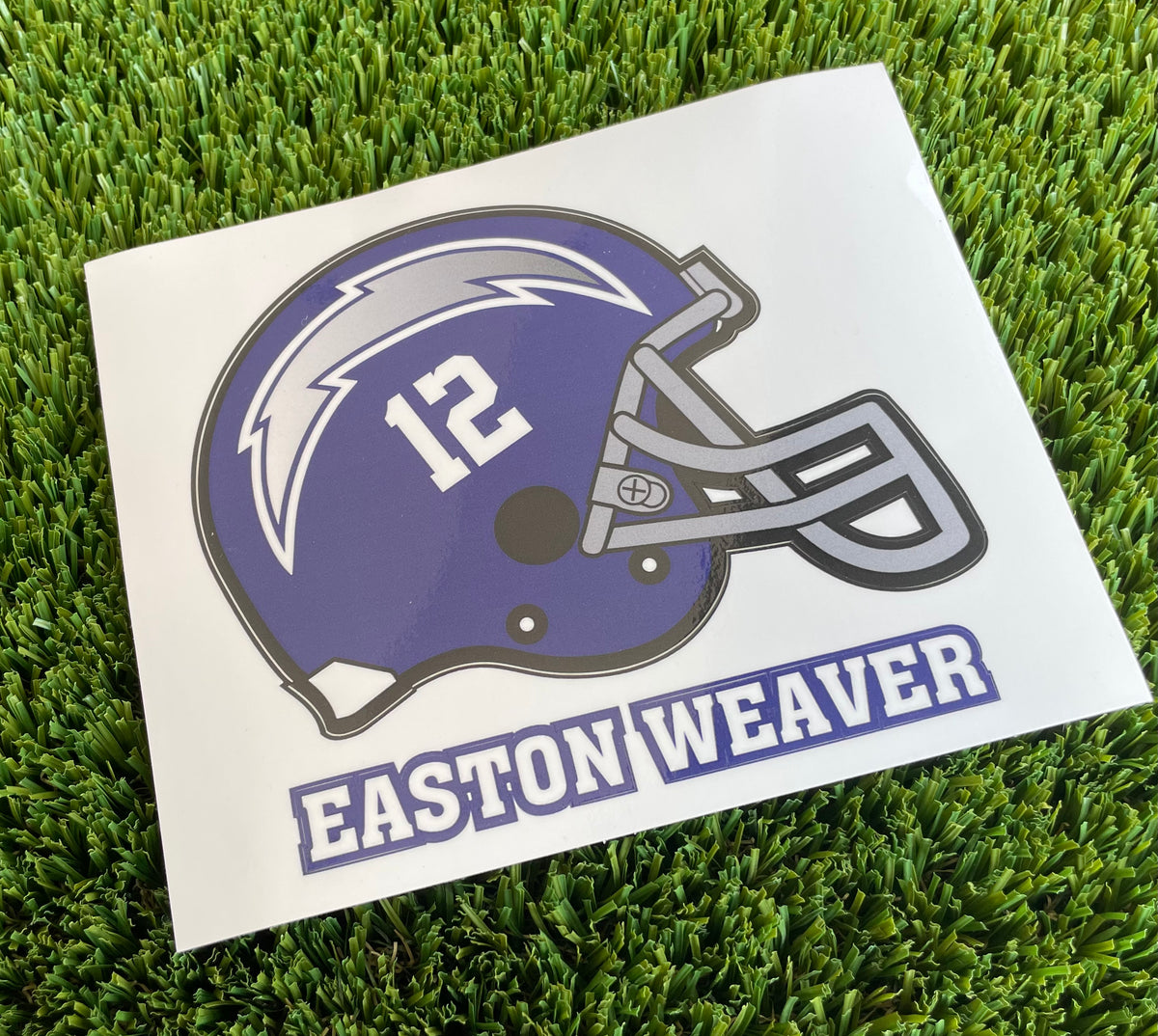Shop TOWNSHIP BLUE STREAKS Football Helmet Car Decal| BLADESHARK Sports