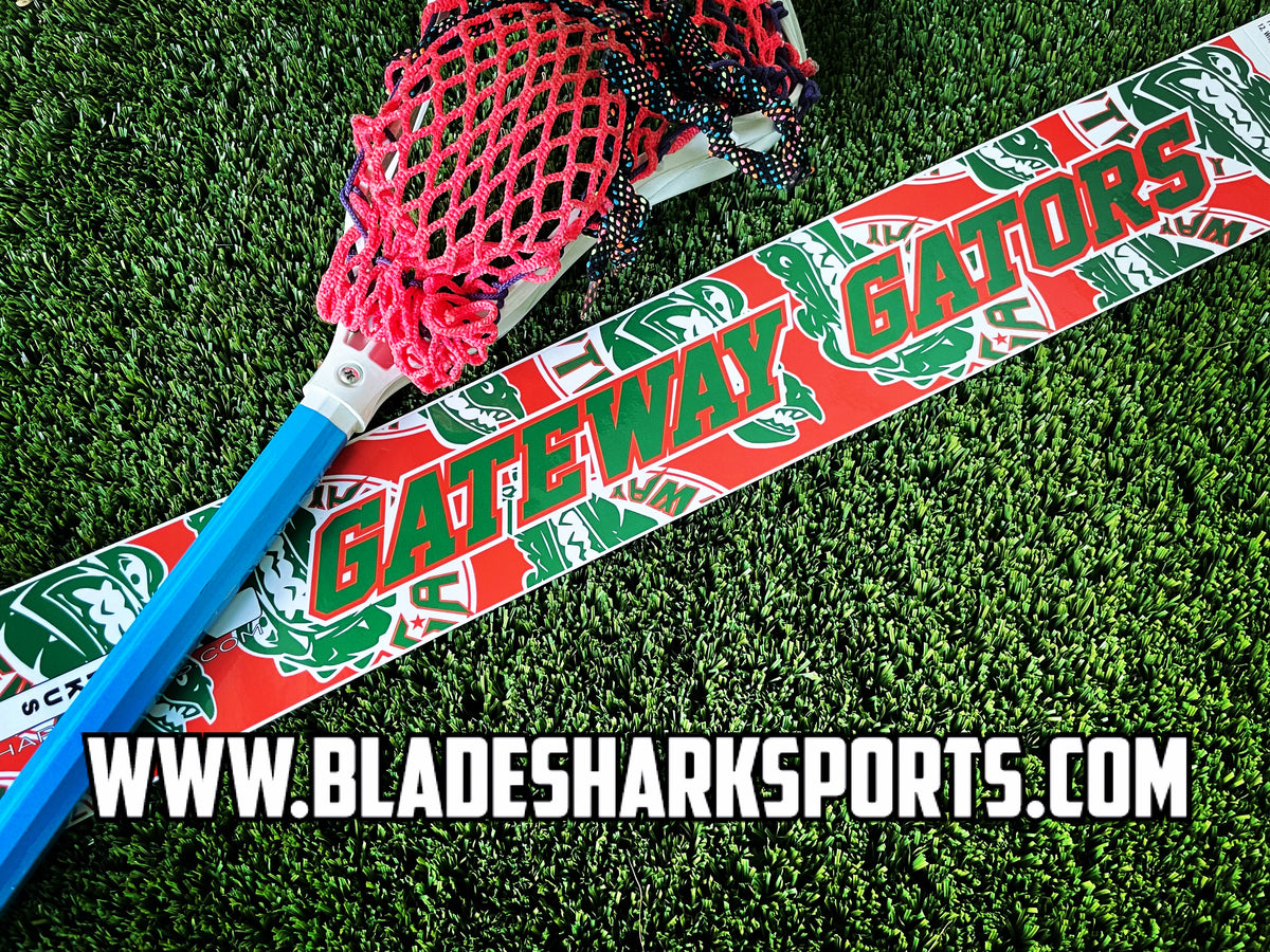 Shop GATEWAY GATORS Orange Custom Lacrosse Stick Wrap| BLADESHARK Sports